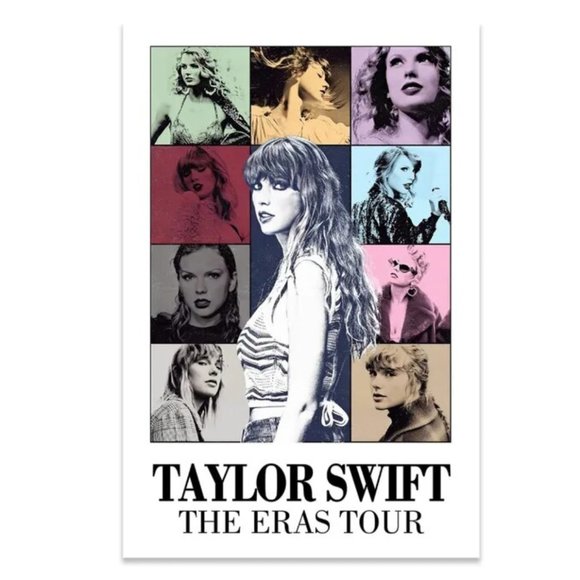 Taylor Swift | Wall Decor | Taylor Swift Eras Tour Metal Sign Poster ...